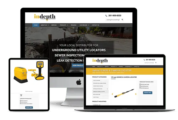 B2B WordPress Website Design Case Study - Indepth Utilities