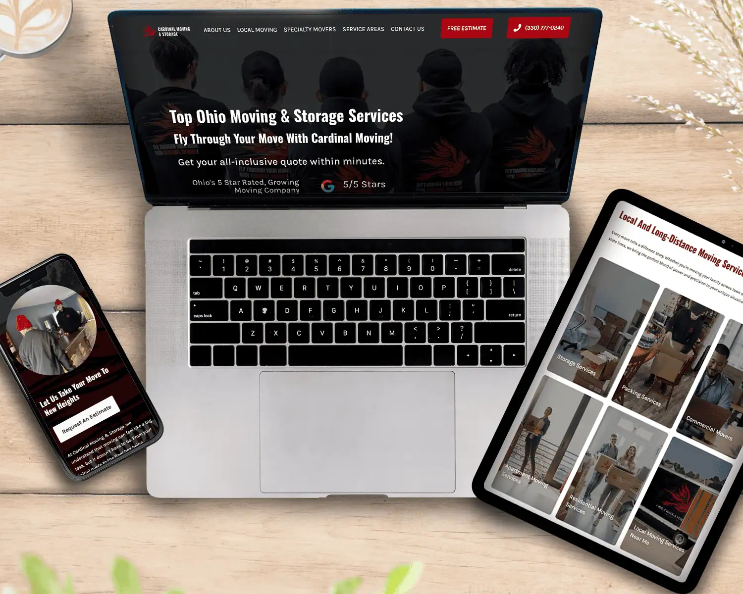 Cardinal Moving Case Study | Global Spex Internet Marketing